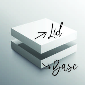 Base and lid boxes – Paper Explosion